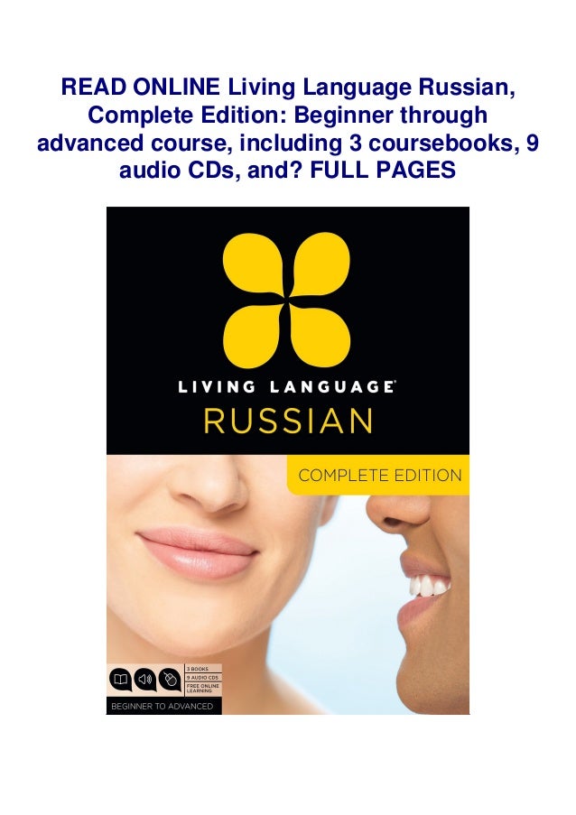 ((Read_[PDF]))Living Language Russian, Complete Edition: Beginner through