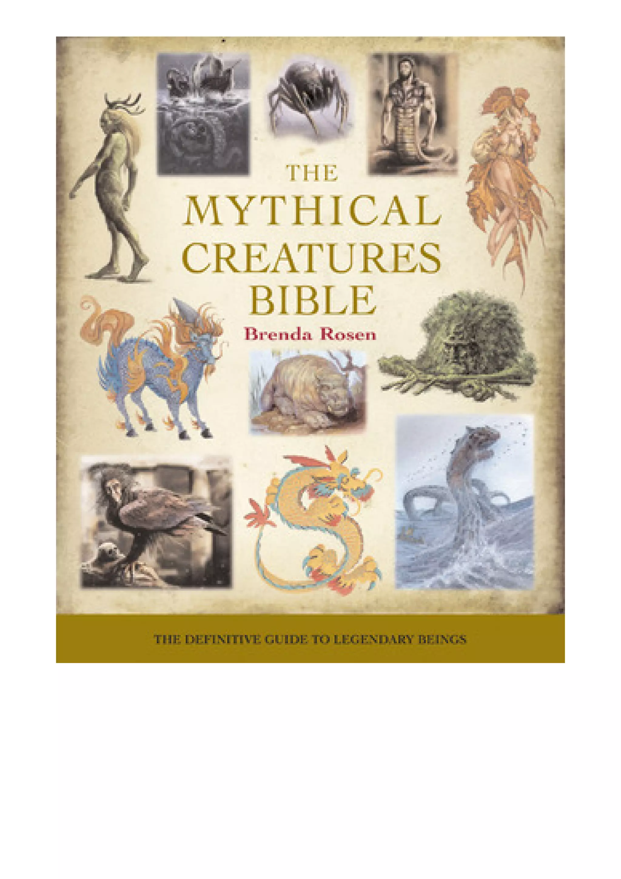 (READ-PDF!)The Mythical Creatures Bible: The Definitive Guide to ...