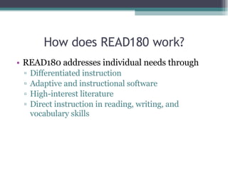 Read180 By Scholastic 3 | PPT | Education