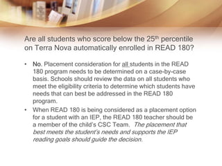 Read 180 class page power point | PPSX