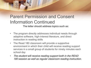 Read 180 class page power point | PPSX