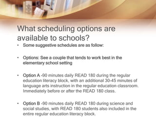 Read 180 class page power point | PPSX