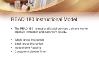 Read 180 class page power point | PPSX