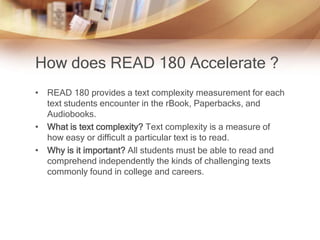 Read 180 class page power point | PPSX