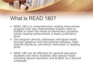 Read 180 Program