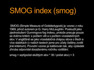 Readability formulas | PPT