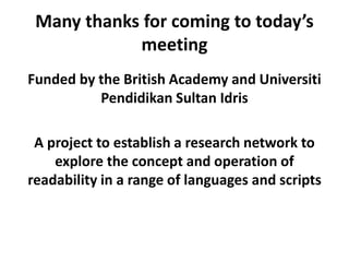 How to measure readability with an easy way? .pptx