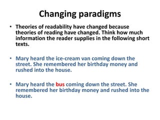 How to measure readability with an easy way? .pptx