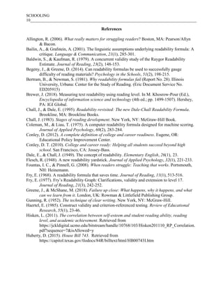 Readability of staar is misaligned schooling v10 n1,2019 | PDF ...