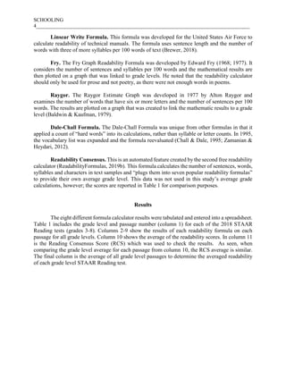 Readability of staar is misaligned schooling v10 n1,2019 | PDF ...