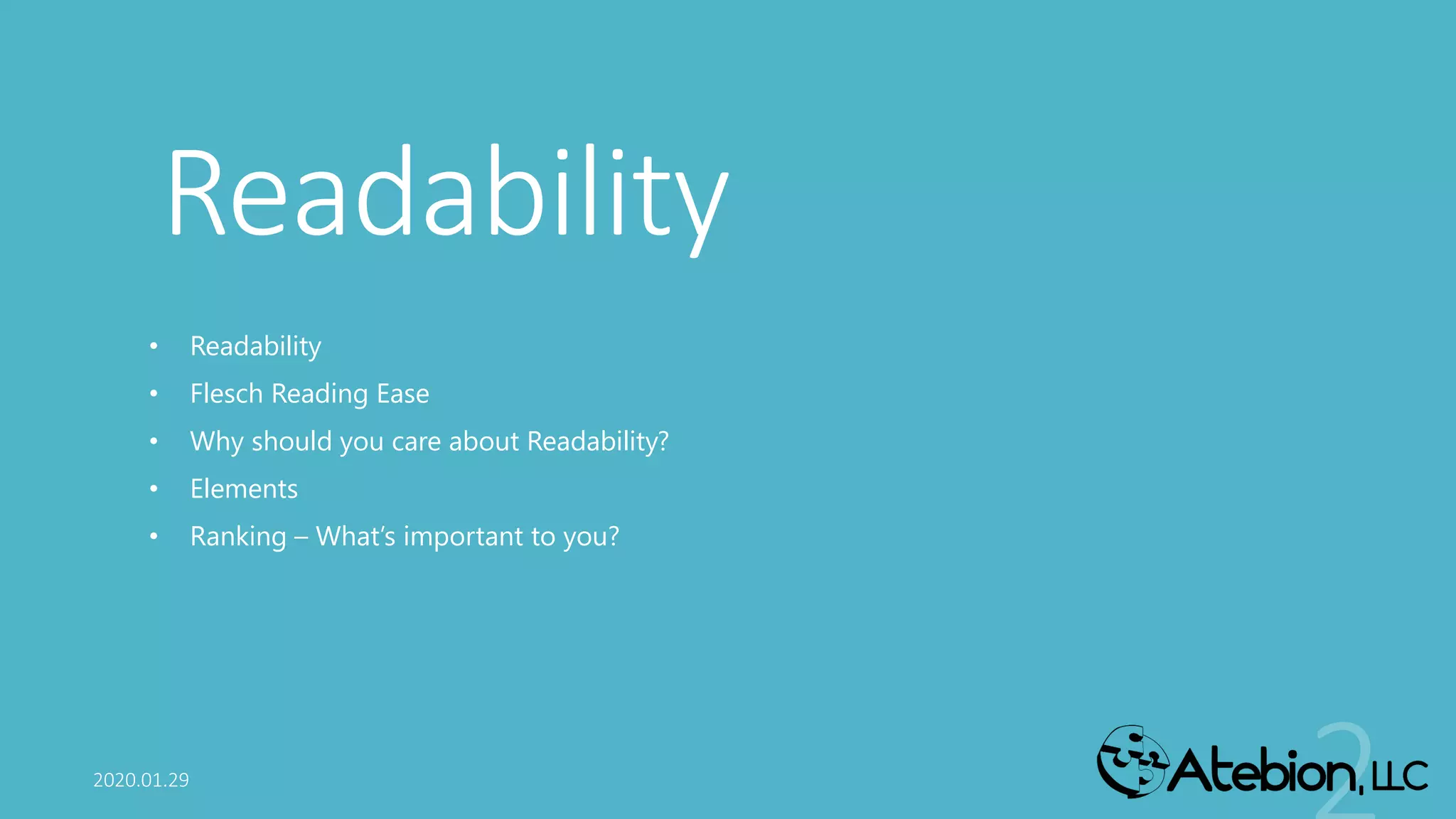 Document Readability Analysis | PPT | Free Download
