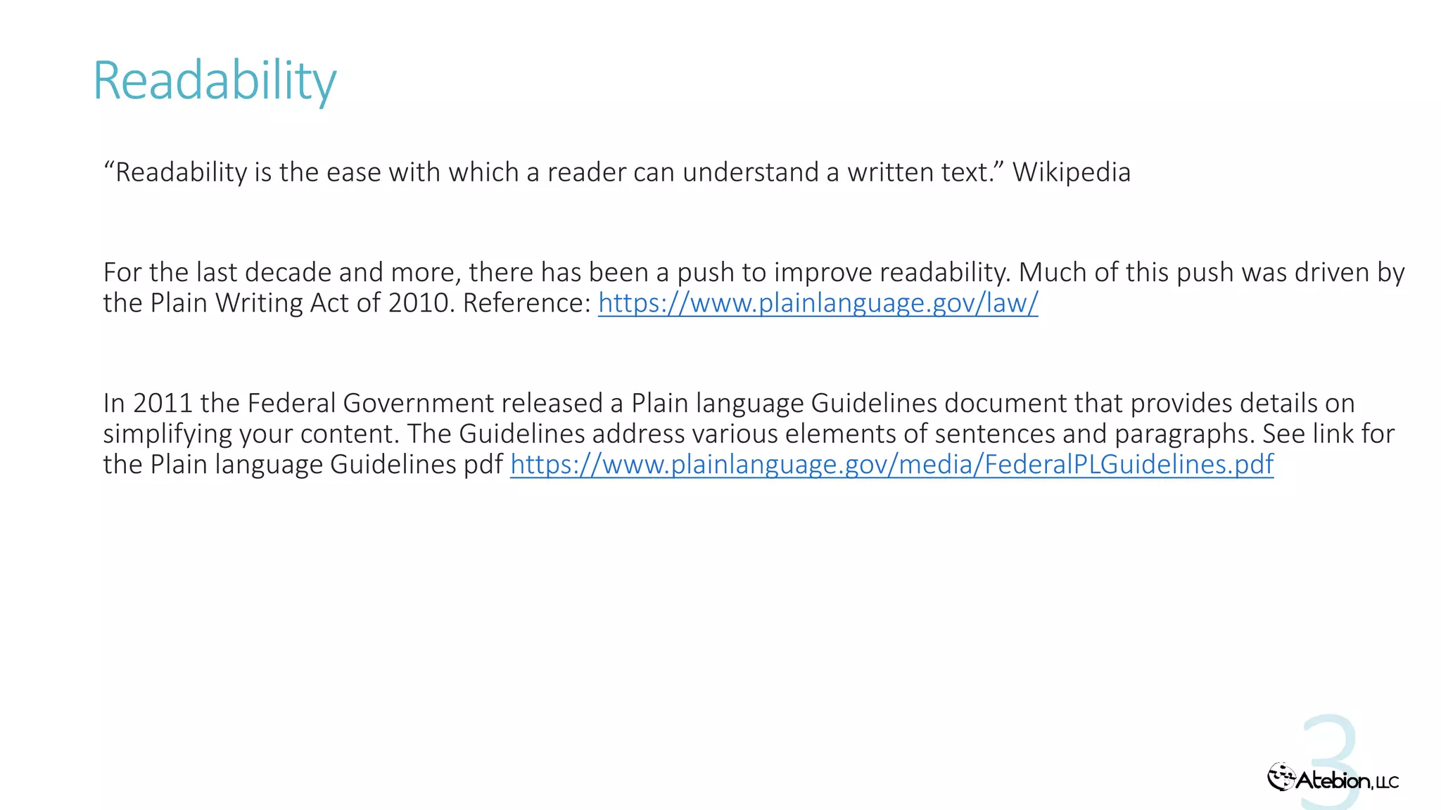 Document Readability Analysis | PPT