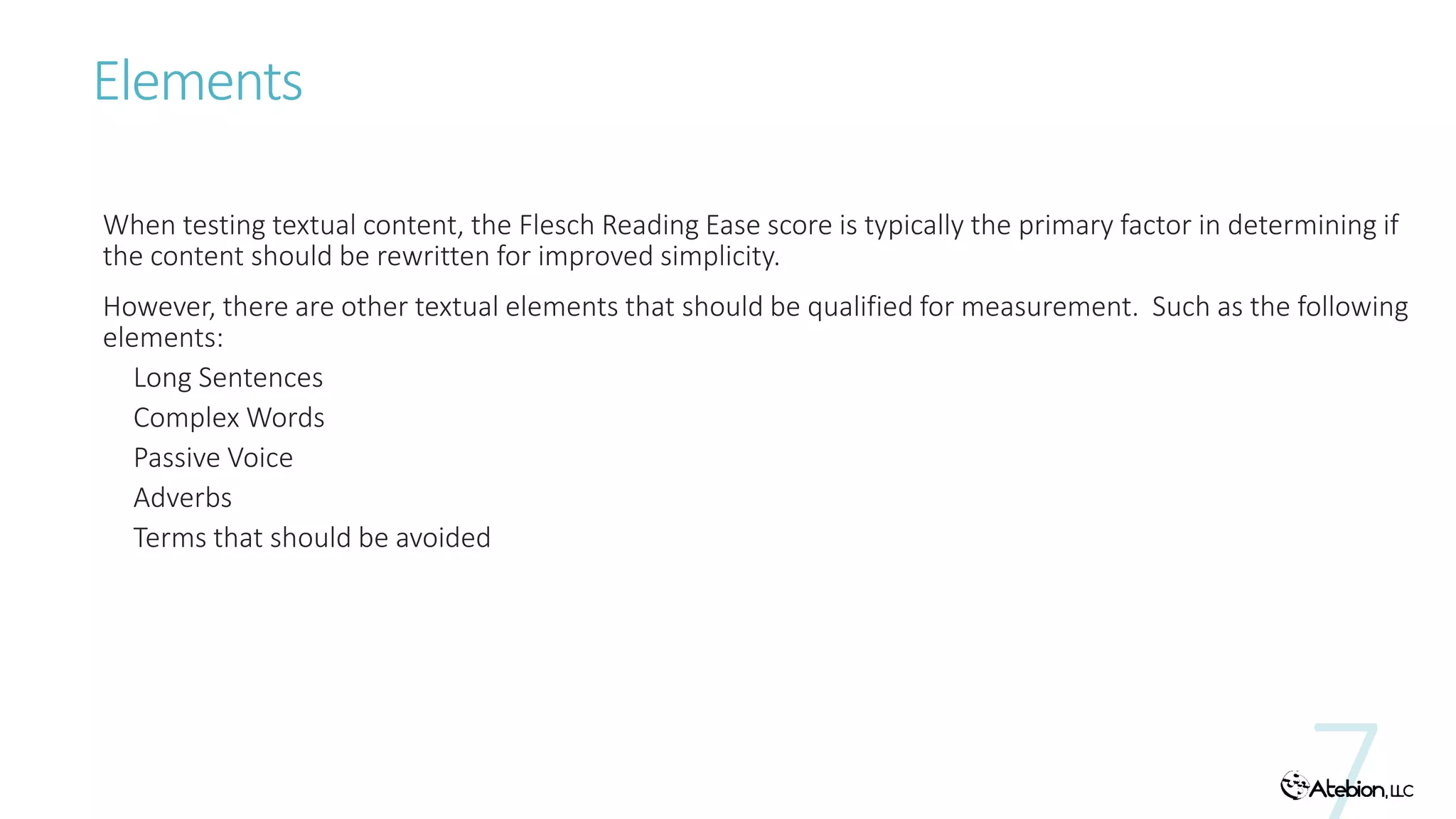 Document Readability Analysis | PPT