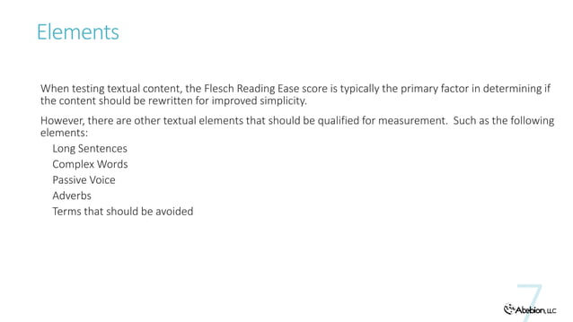 Document Readability Analysis | PPT