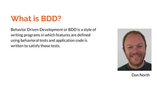 Readable Tests Using BDD | PPTX | Programming Languages | Computing
