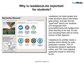 Creating a readMedia and readabout.me Strategy | PPTX