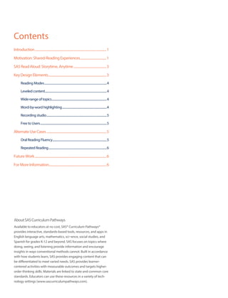 Read aloudwhitepaper | PDF