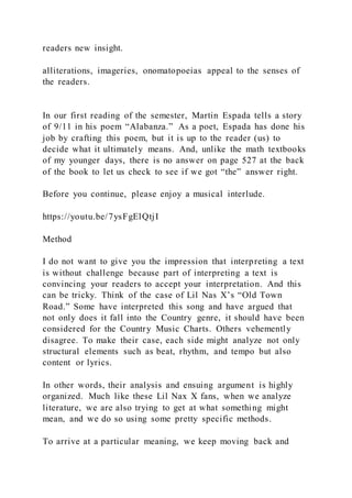 Read and annotate AlabanzaRead Literary Analysis Close Rea | DOCX