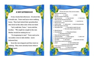 This handouts is for English Oral Proficiency. This helps the students ...