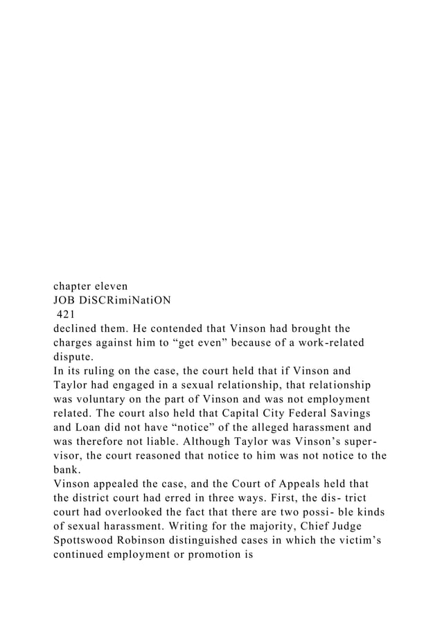 Read Case 11.4 Consenting to Sexual Harassment, located here or.docx