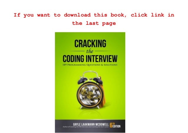 Read Cracking The Coding Interview 6th Edition 189 Programming