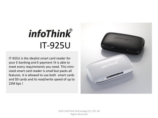 Infothink- Smart Card Reader | PDF