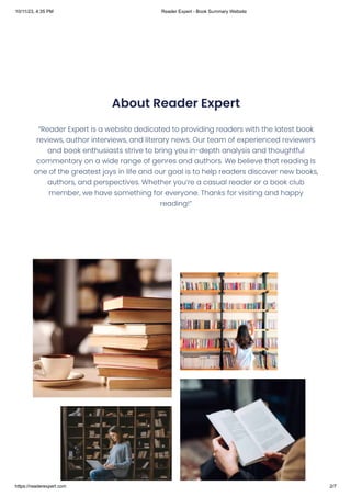 Reader expert .pdf | Books and Literature