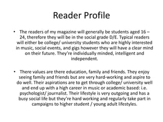 Reader profile powerpoint | PPTX