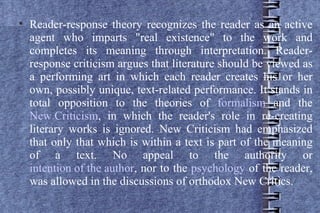 Reader response | PPT