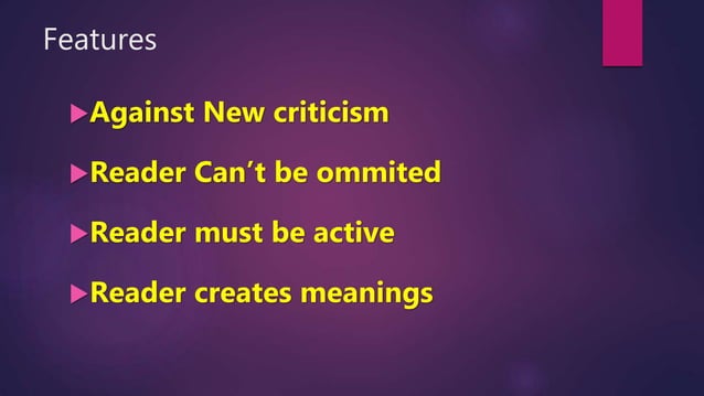 Reader response | PPT