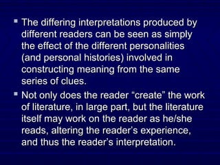 Reader response | PPT