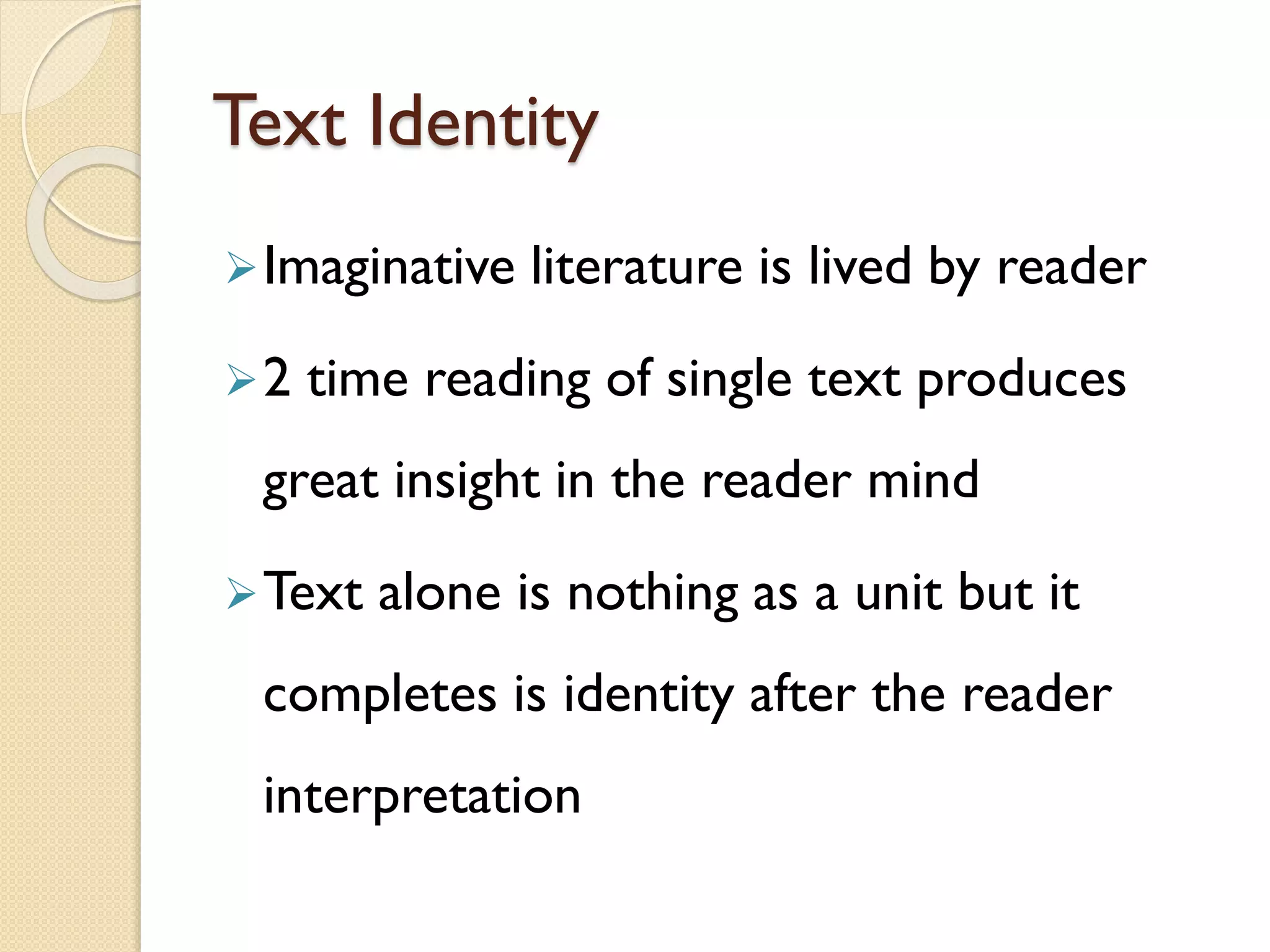 Reader response theory | PPTX