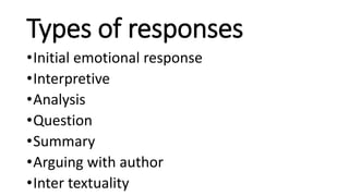 Emotional Response Theory
