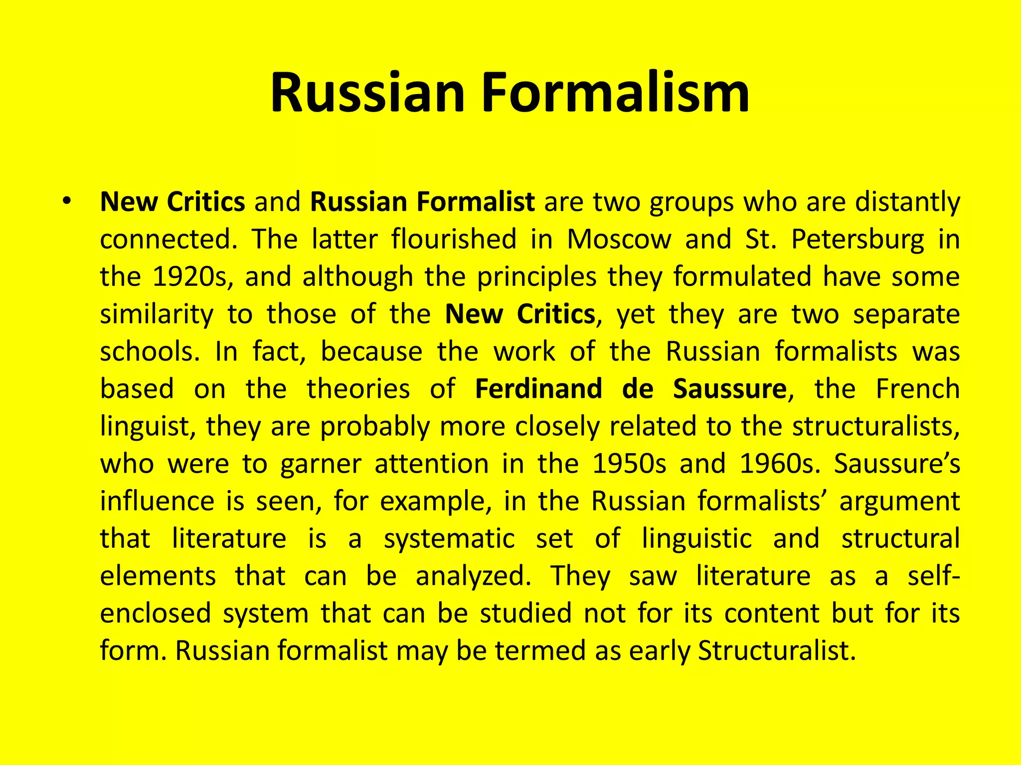 Reader Response Theory/Formalism | PPTX