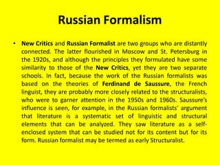 Reader Response Theory/Formalism | PPTX