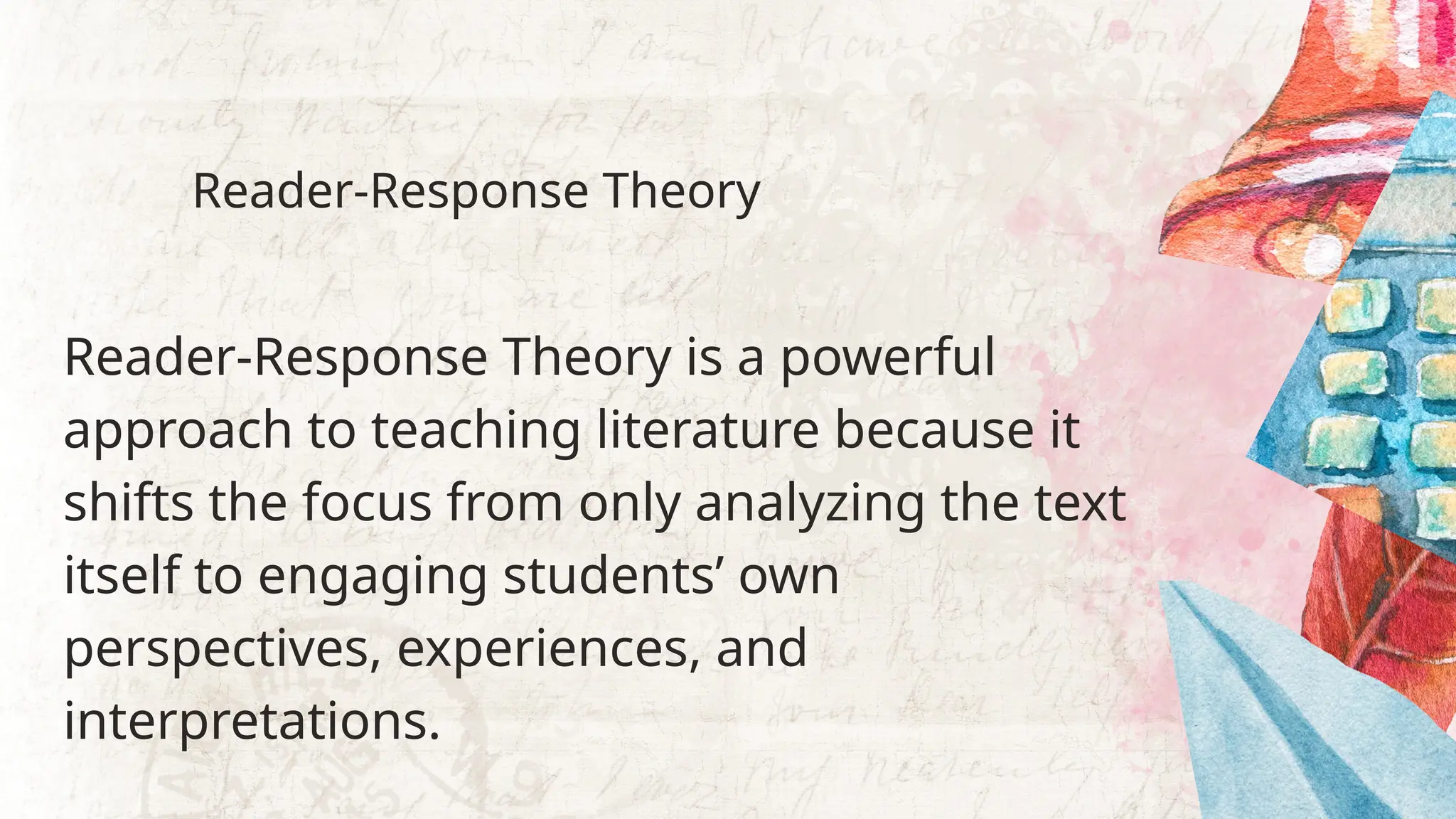The benefits of Reader response theory.pptx