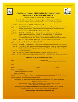 CSWP Nov 1 Reader Response to Complex Text Workshop | PDF | Education