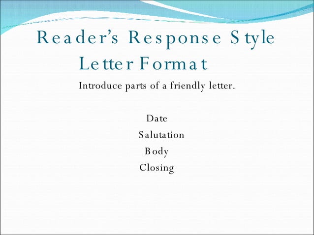 Reader’s Response Journal | PPT