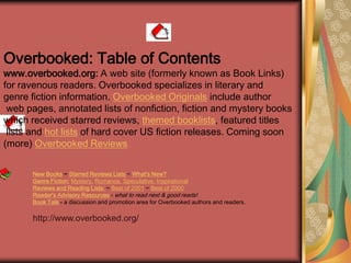 Readers advisory services final | PPT | Free Download