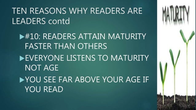 Readers are leaders | PPTX