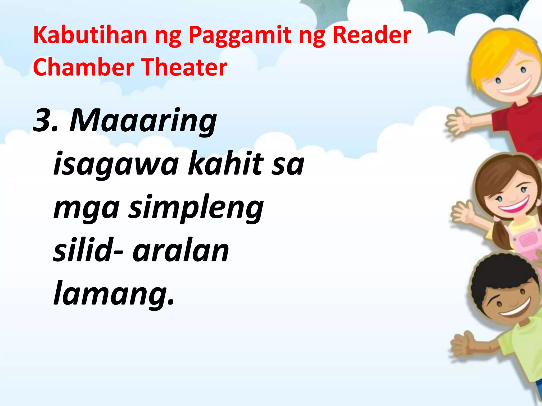 Readers Chamber Theater ppt | PPTX