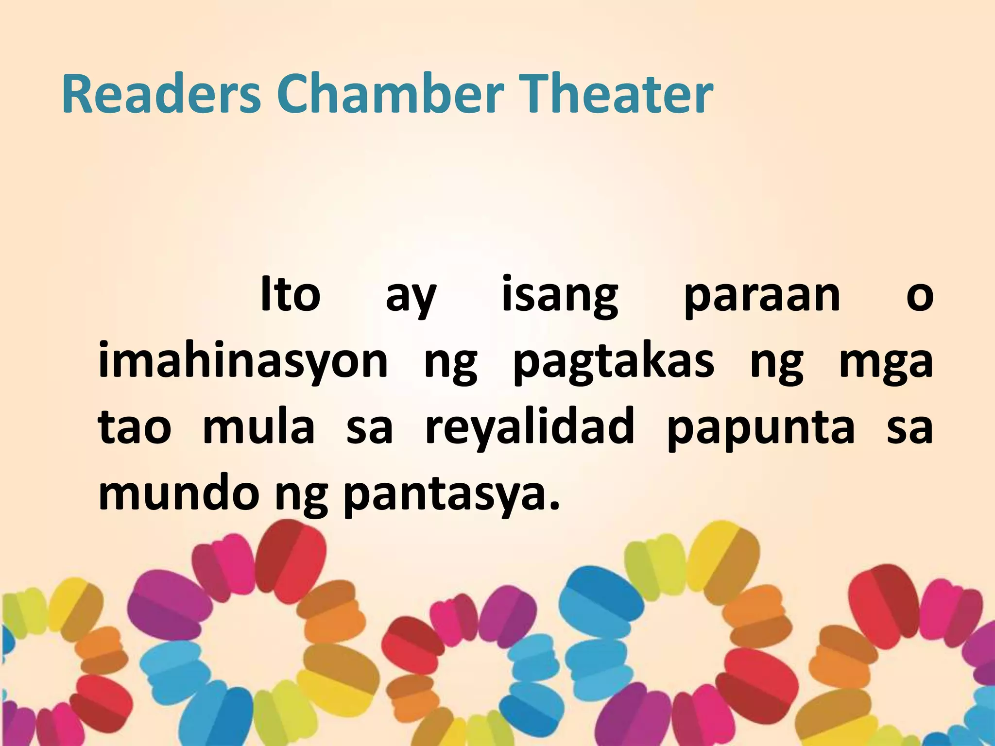 Readers Chamber Theater ppt | PPTX