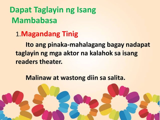 Readers Chamber Theater ppt | PPTX