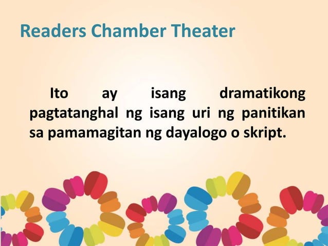 Readers Chamber Theater ppt | PPTX