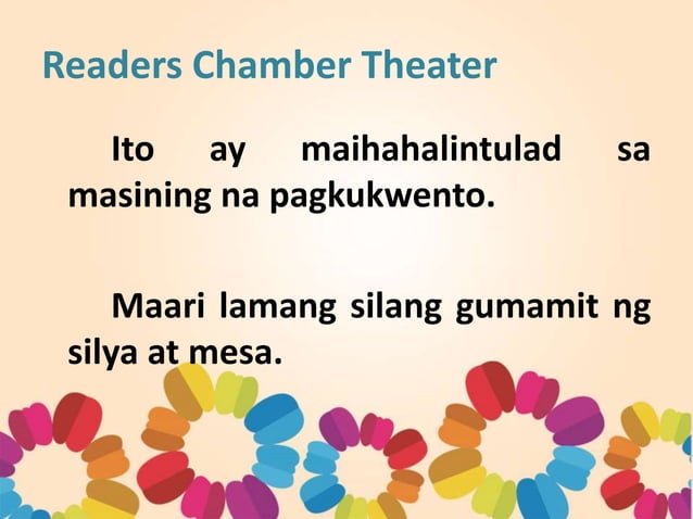 Readers Chamber Theater ppt | PPTX