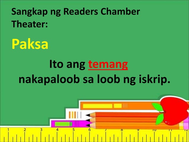Readers Chamber Theater ppt | PPTX