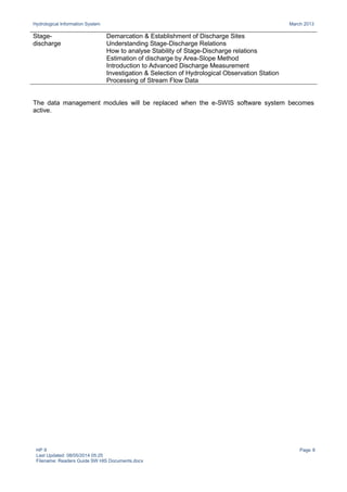 Readers guide sw his documents v2 | DOCX