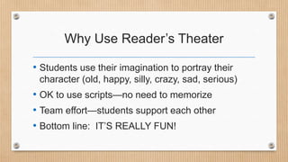 [RELO] Using Readers Theater in the EFL Classroom | PPTX