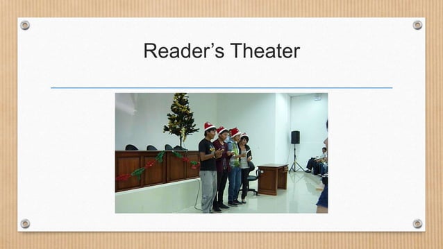 [RELO] Using Readers Theater in the EFL Classroom | PPTX
