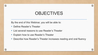 [RELO] Using Readers Theater in the EFL Classroom | PPTX